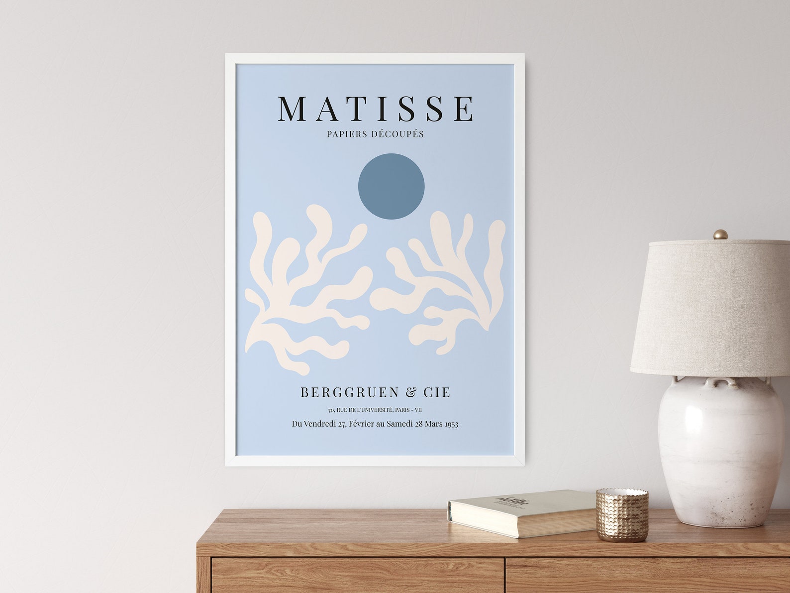 Matisse Print Set, Sky Bue Wall Art Set of 6, Picasso Poster, Dorm ...