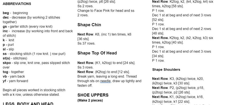 Vintage Postman Pat Knitting Pattern DIGITAL DOWNLOAD A4 PDF - Etsy