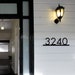 Steel Street Name, Metal House Number Sign, Address Plaque, Modern ...