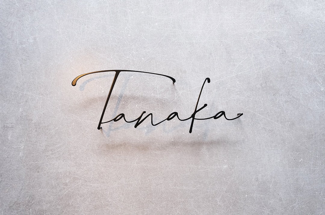 Personalized Metal Name Sign, Custom Design Personalized Metal Sign ...