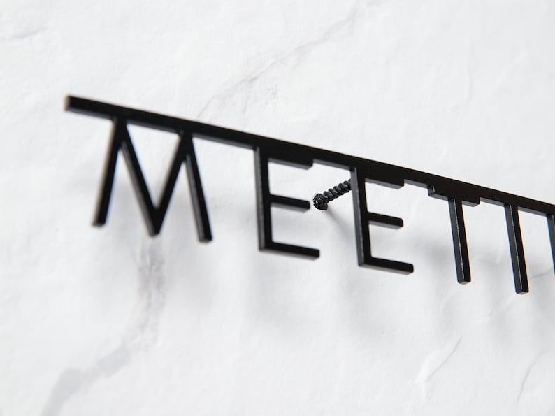 Meeting Room Sign, Office Sign, Door Signs, Staff Only Sign, Metal Door ...
