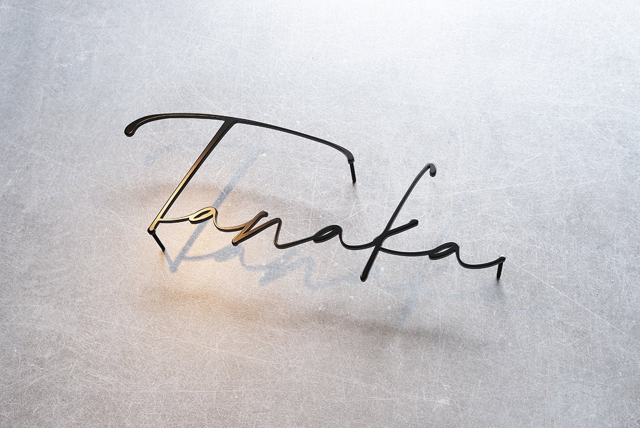 Personalized Metal Name Sign, Custom Design Personalized Metal Sign ...