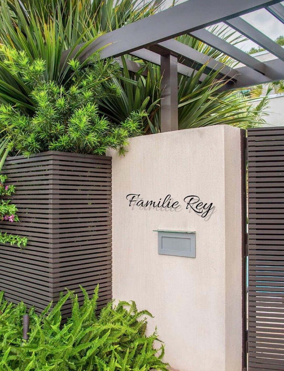 New Home Decor, Modern House Number Sign, Modern Address Sign ...