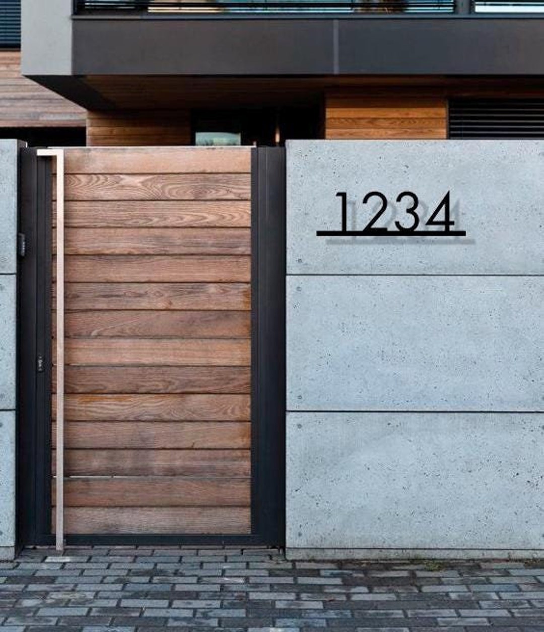 Hanging Address Sign, House Numbers Sign, Outdoor Patio Metal Sign ...