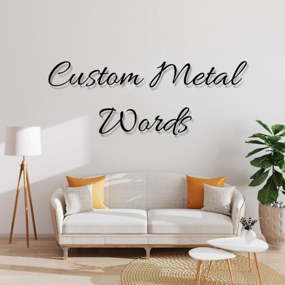 Custom Logo Sign, Custom Metal Words, Personalized Metal Sign, Logo ...
