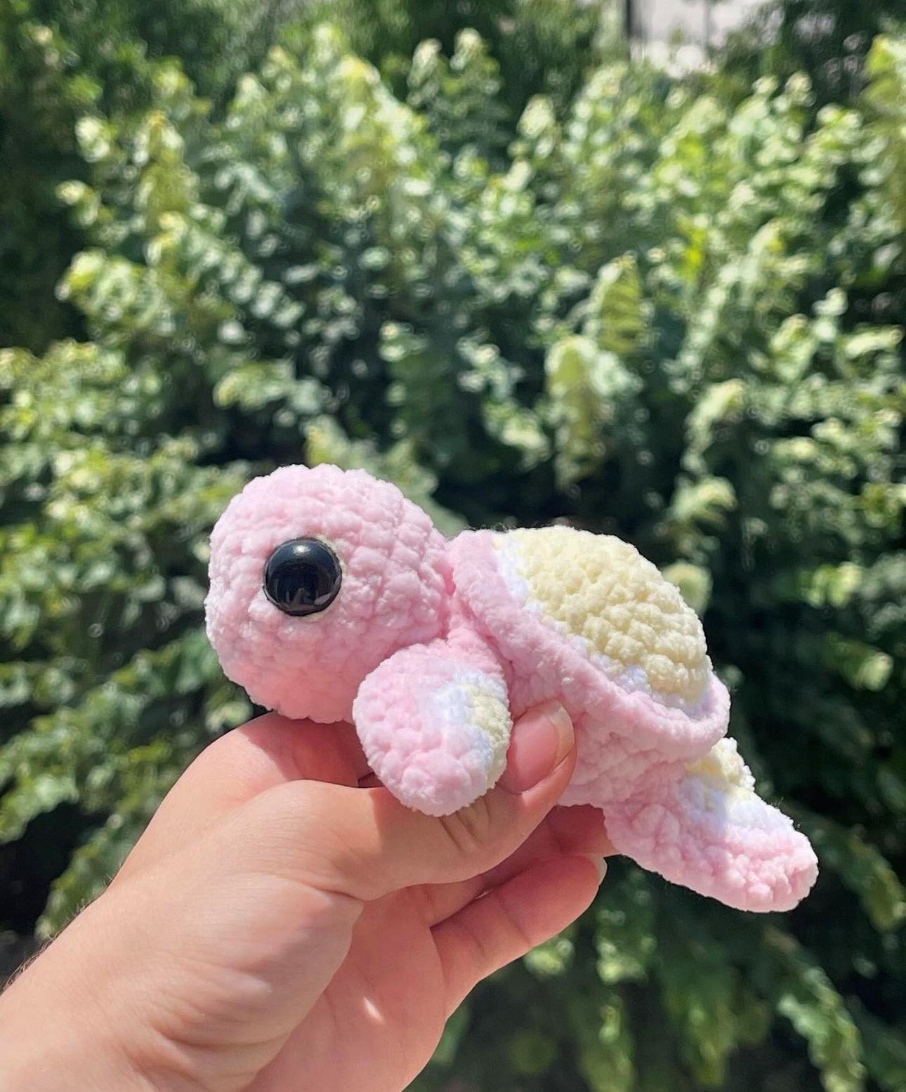 Mini Turtle Crochet Pdf Pattern, Turtle Pattern PDF, Turtle Crochet ...