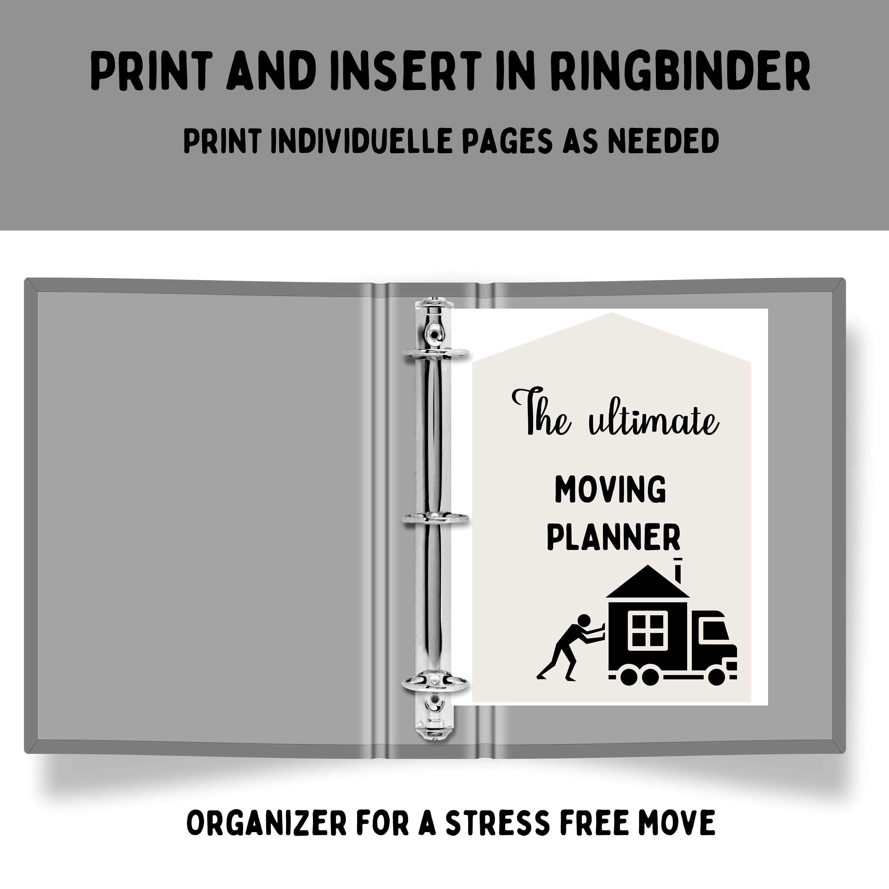 Moving Checklists and Planner Kit, Moving Organizer, To-do Lists and ...