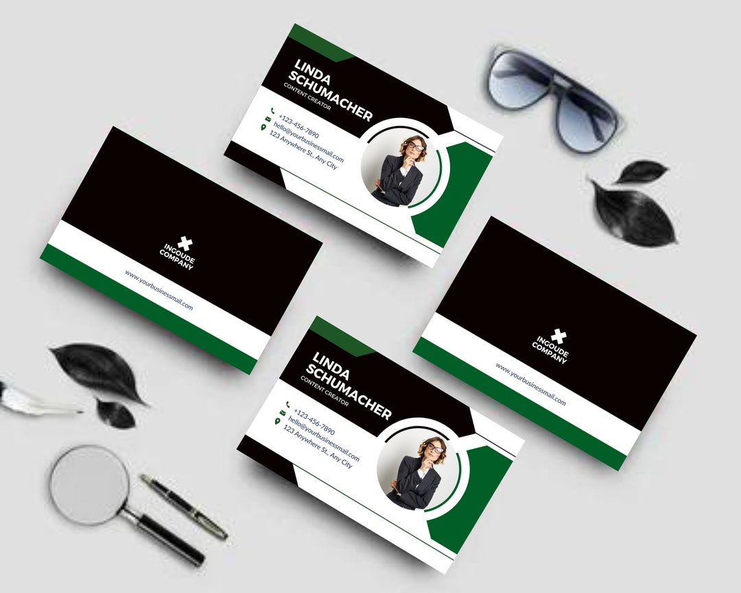 Professional Business Card Design Printable Card Custom Business Cards ...
