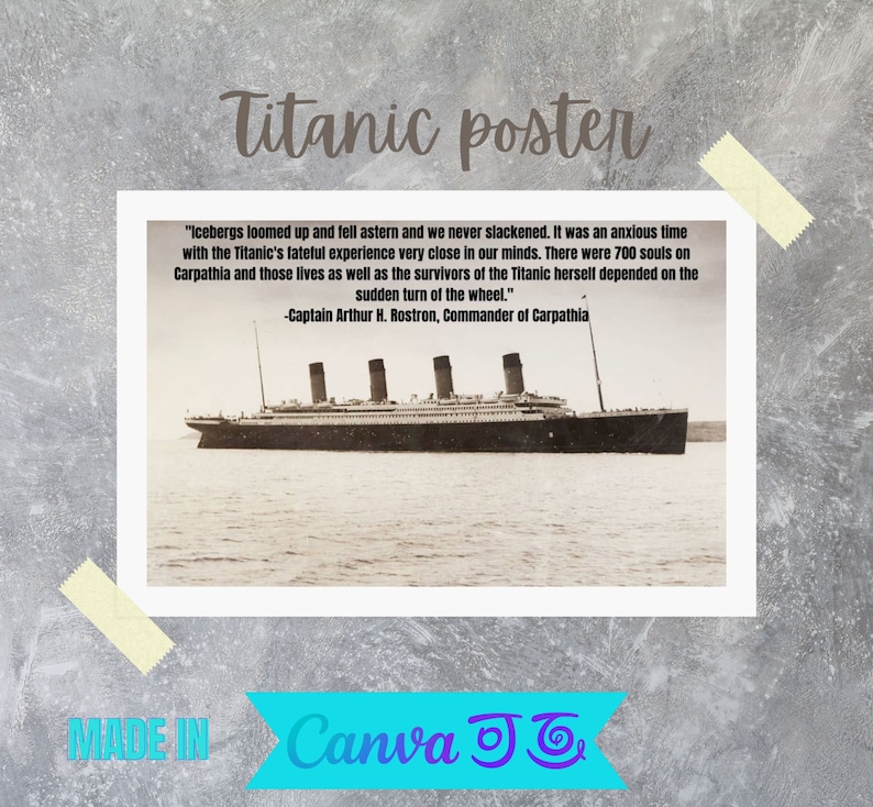 TITANIC Poster READ DESCRIPTION - Etsy