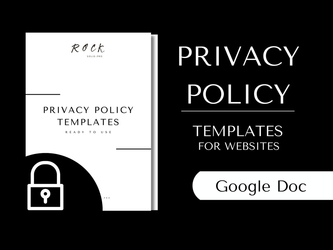 Privacy Policy Google Docs Template, Professional & Customizable ...