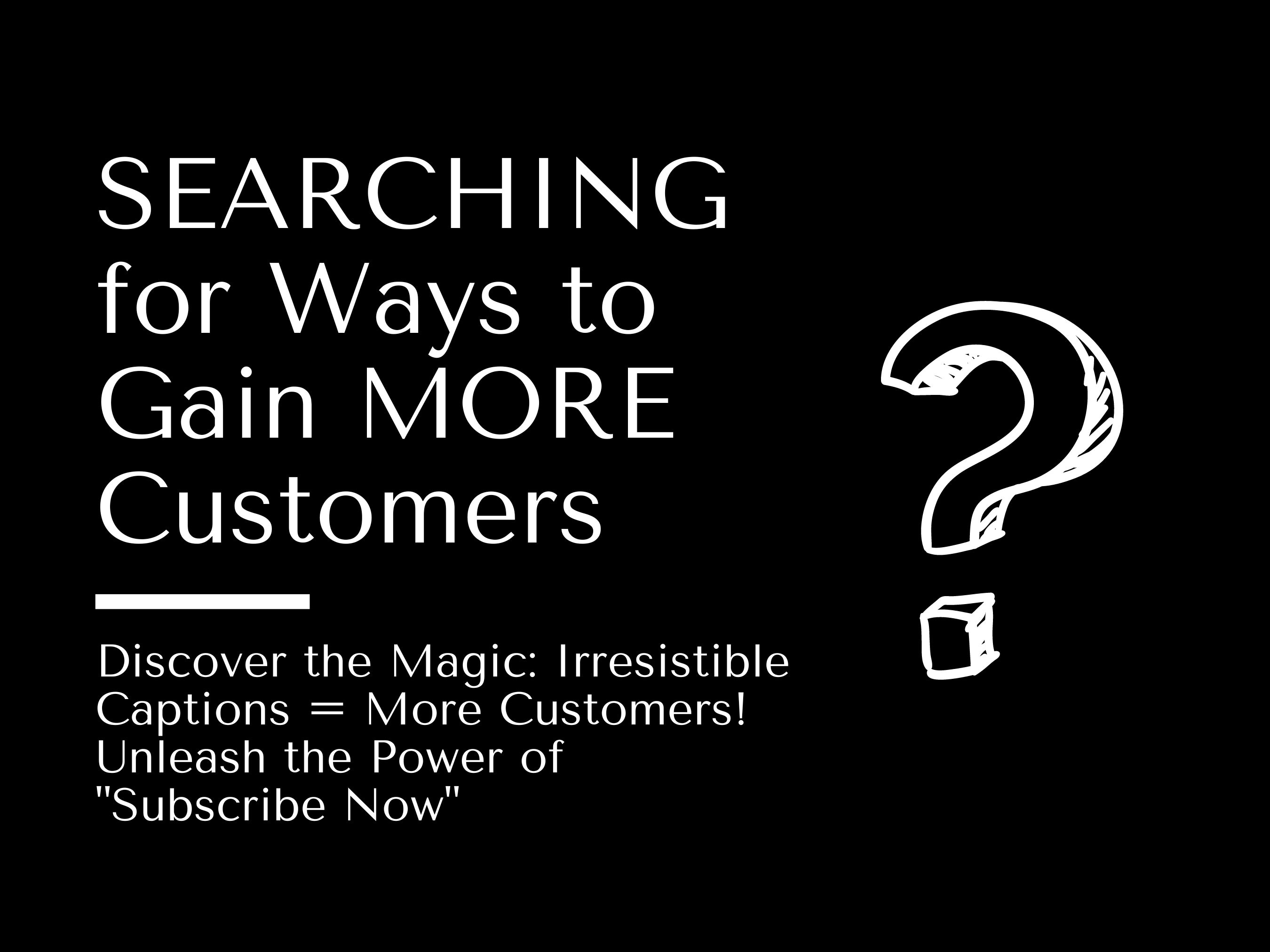 Subscribe Caption Template for Newsletter Sign-up, Engaging Creative ...