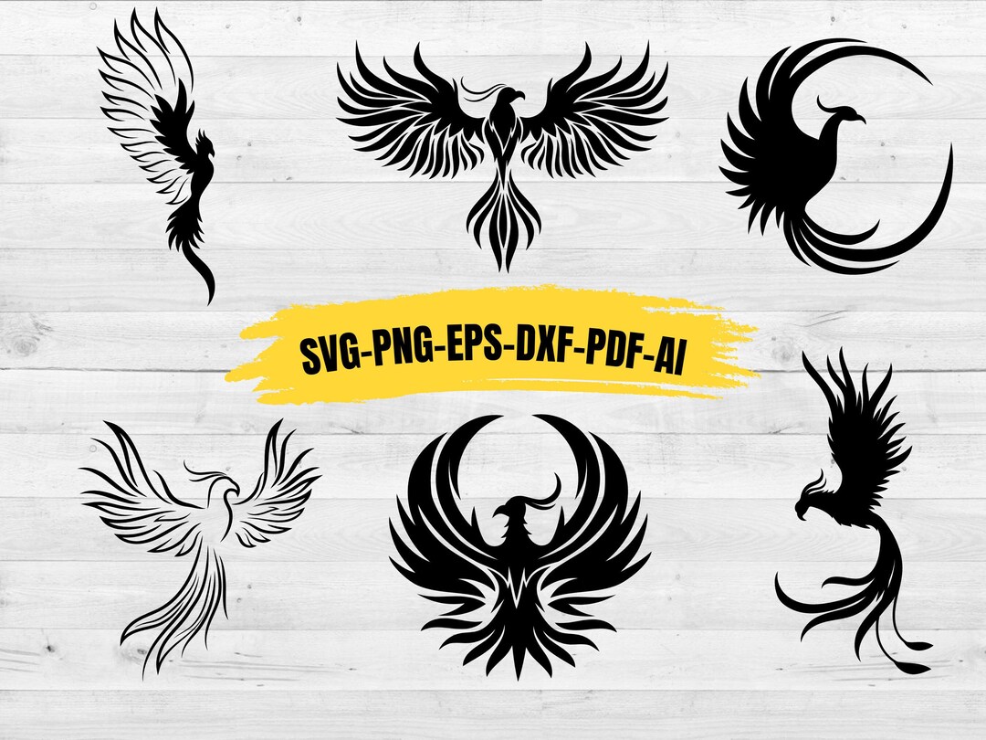 Phoenix SVG Roc SVG Bird Svg Cut File Cricut Clipart - Etsy UK