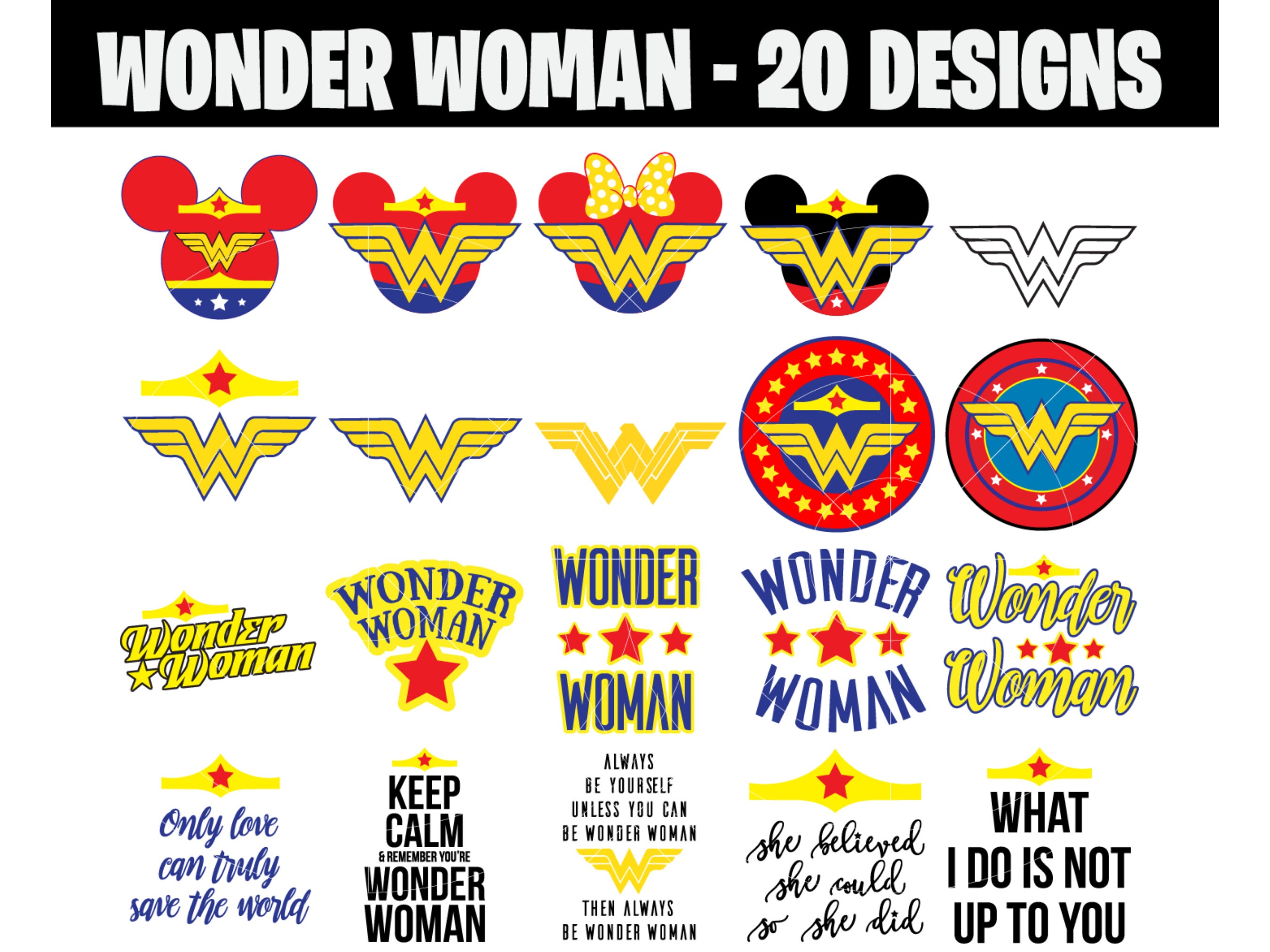 Wonder Woman Logo Vector