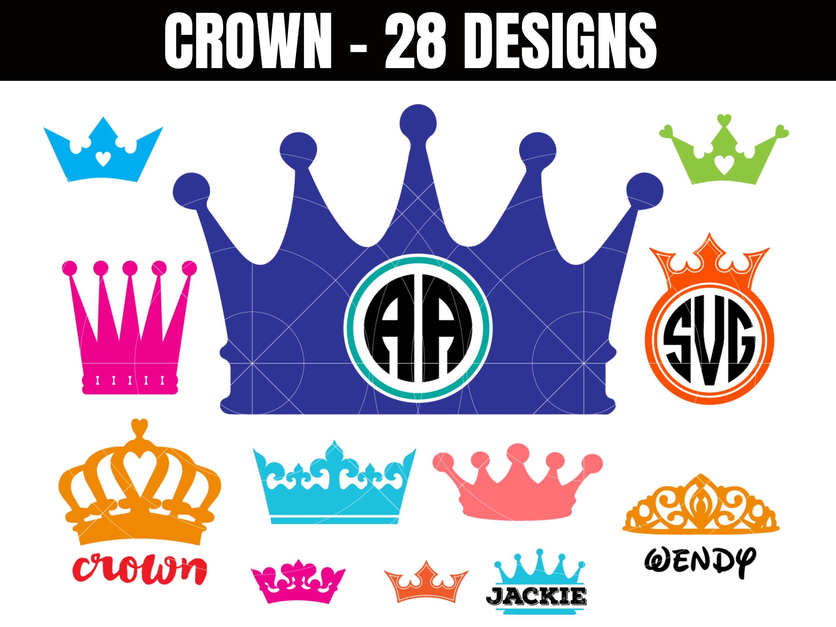Royal Crown SVG File Queen Crown SVG King Crown SVG File - Etsy UK