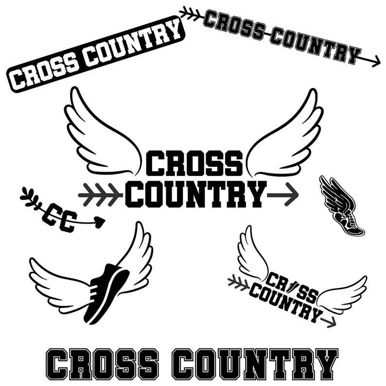 Cross Country SVG Bundle Cross Country Pack Download File Svg - Etsy