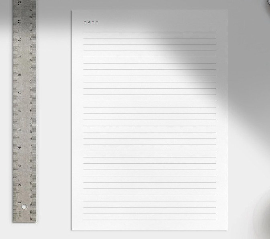 Student Note Paper Templates - Etsy