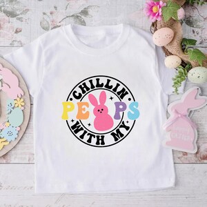 Chillin With My Peeps Svg, Retro Easter Svg, Easter Svg, Peeps Easter ...