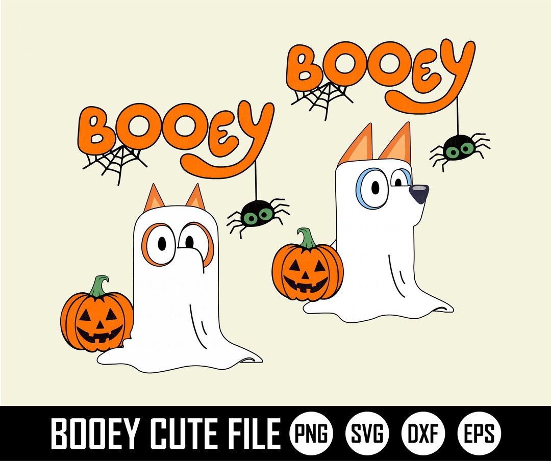 Booey Svg, Blue Dog Halloween Svg, Cartoon Dog Svg, Halloween Cartoon ...