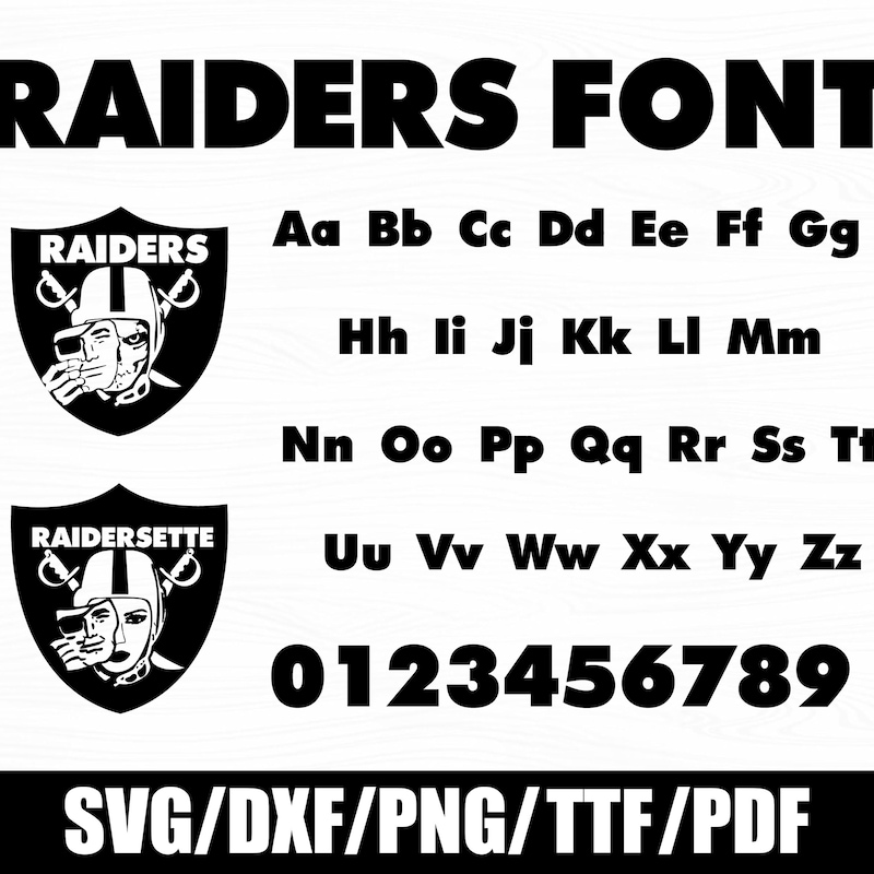 Raiders Svg - Etsy