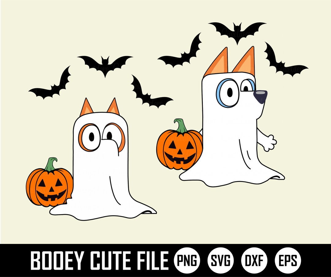 Booey Svg, Blue Dog Halloween Svg, Halloween Cartoon Svg, Cartoon Dog ...