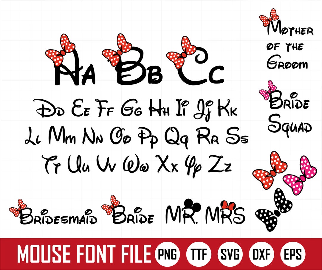 Mouse Alphabet SVG, Mouse Font SVG, Mouse Ttf Letters SVG, Customisable ...