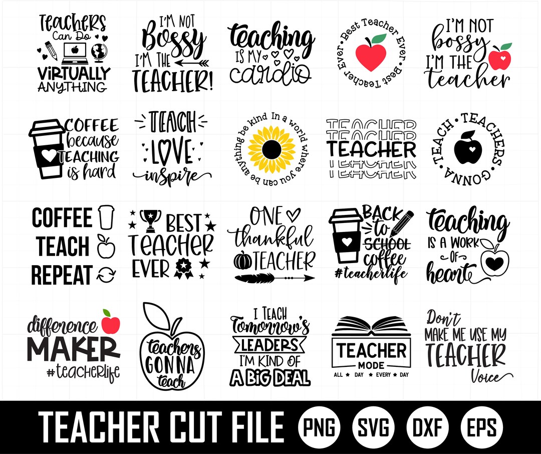 Teacher Svg, Back the School Svg, Teacher Gift Svg, Classroom Decor Svg ...