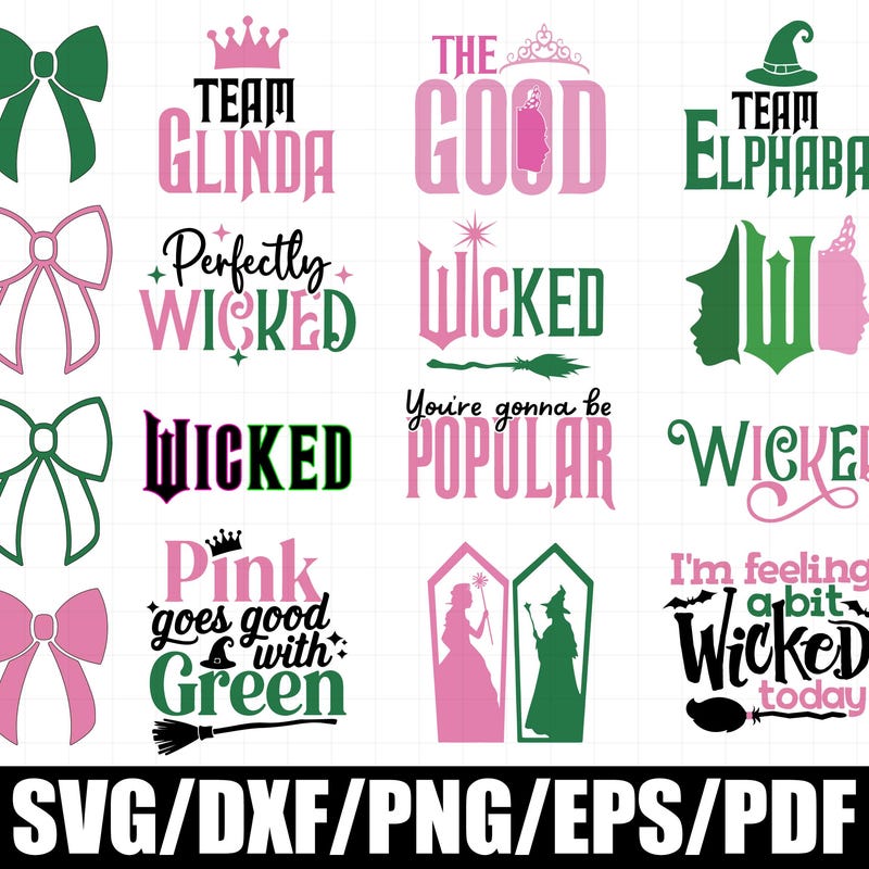 Wicked the Movie Svg - Etsy