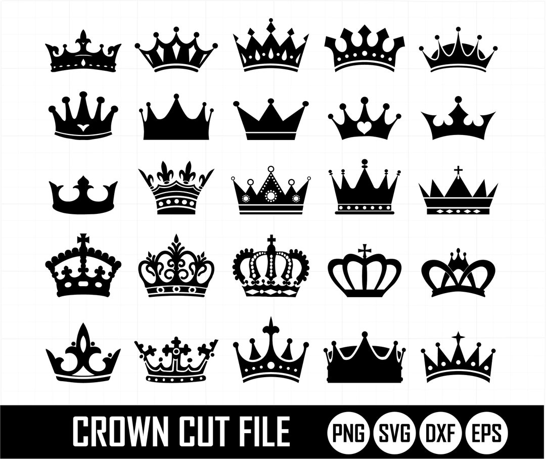 Royal Crown SVG File, King Crown SVG, Queen Crown SVG, Princess Tiara ...