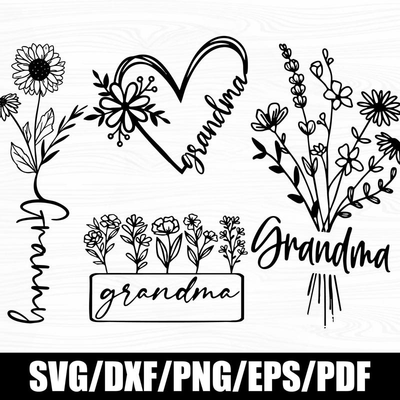 Grandma Svg - Etsy