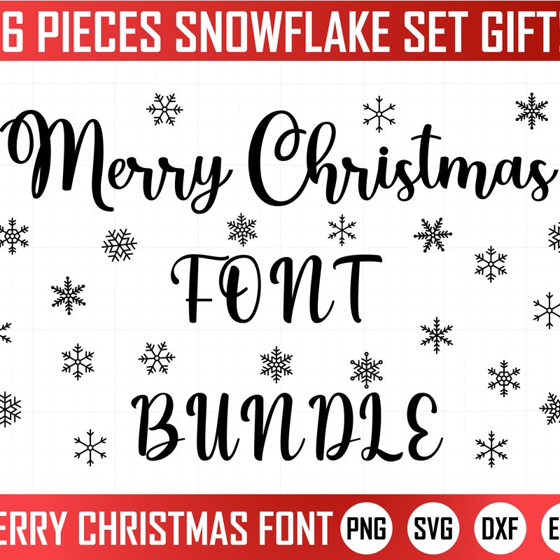 Christmas Fonts - Etsy
