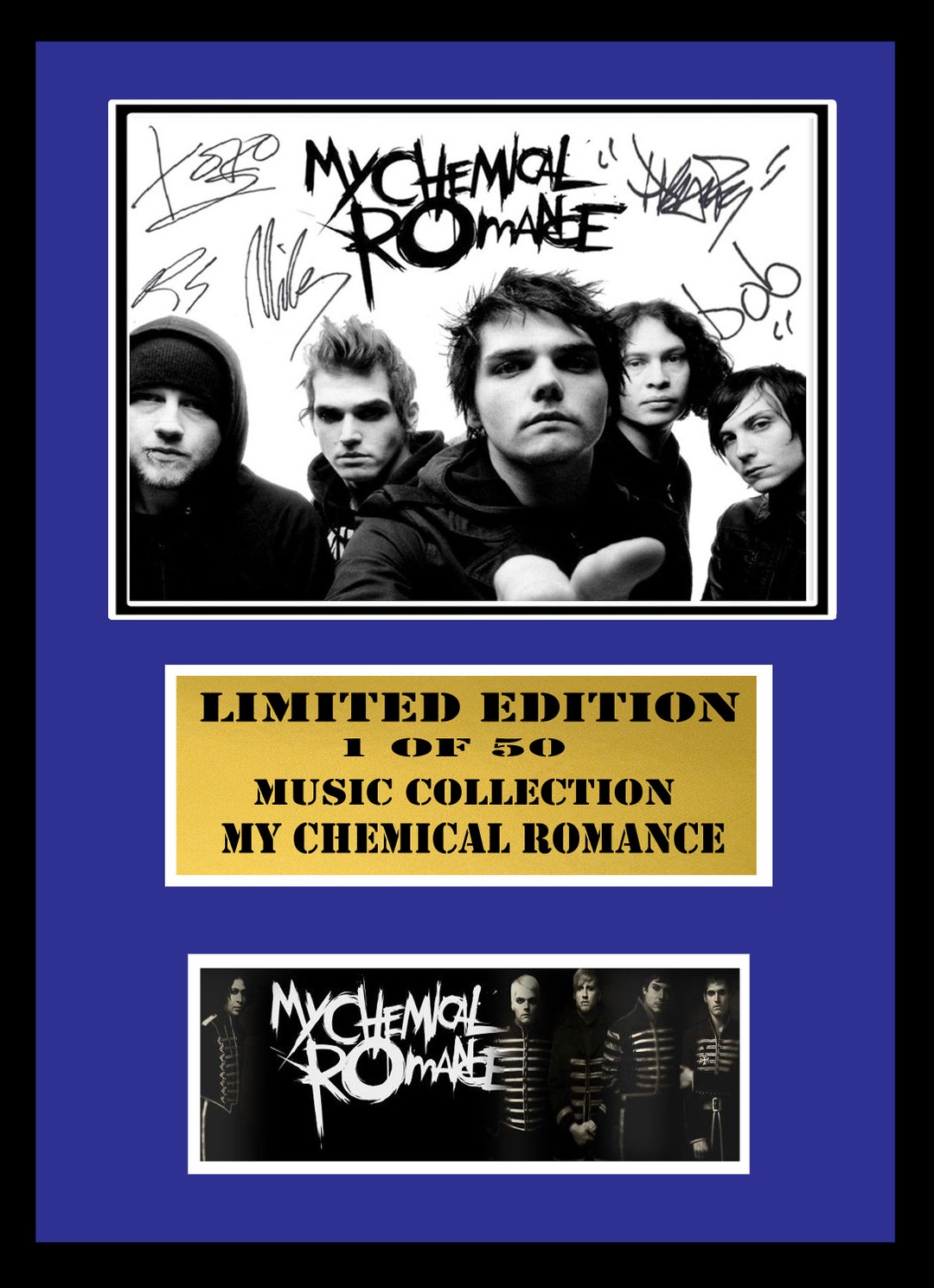 My Chemical Romance Signed Display - Etsy