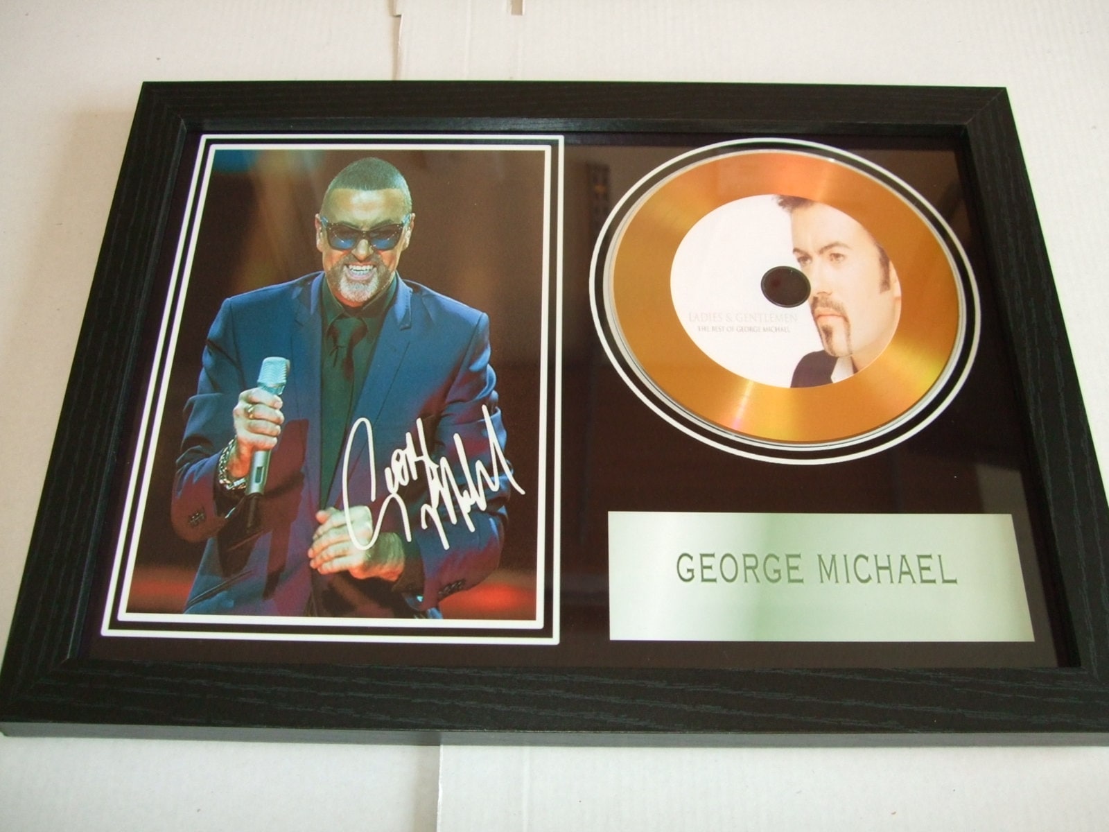 George Michael Signed Display - Etsy