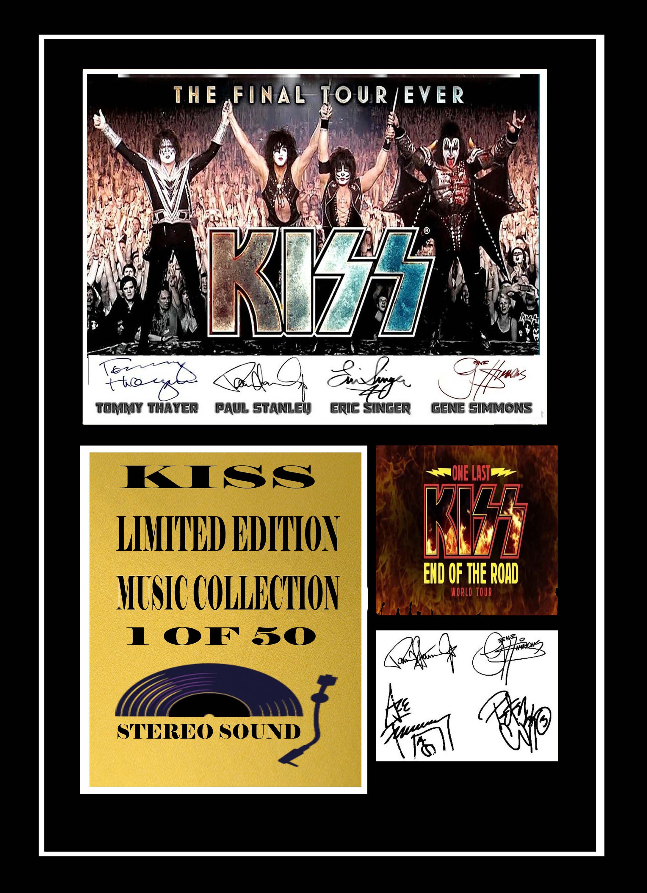 Kiss Signed Display - Etsy