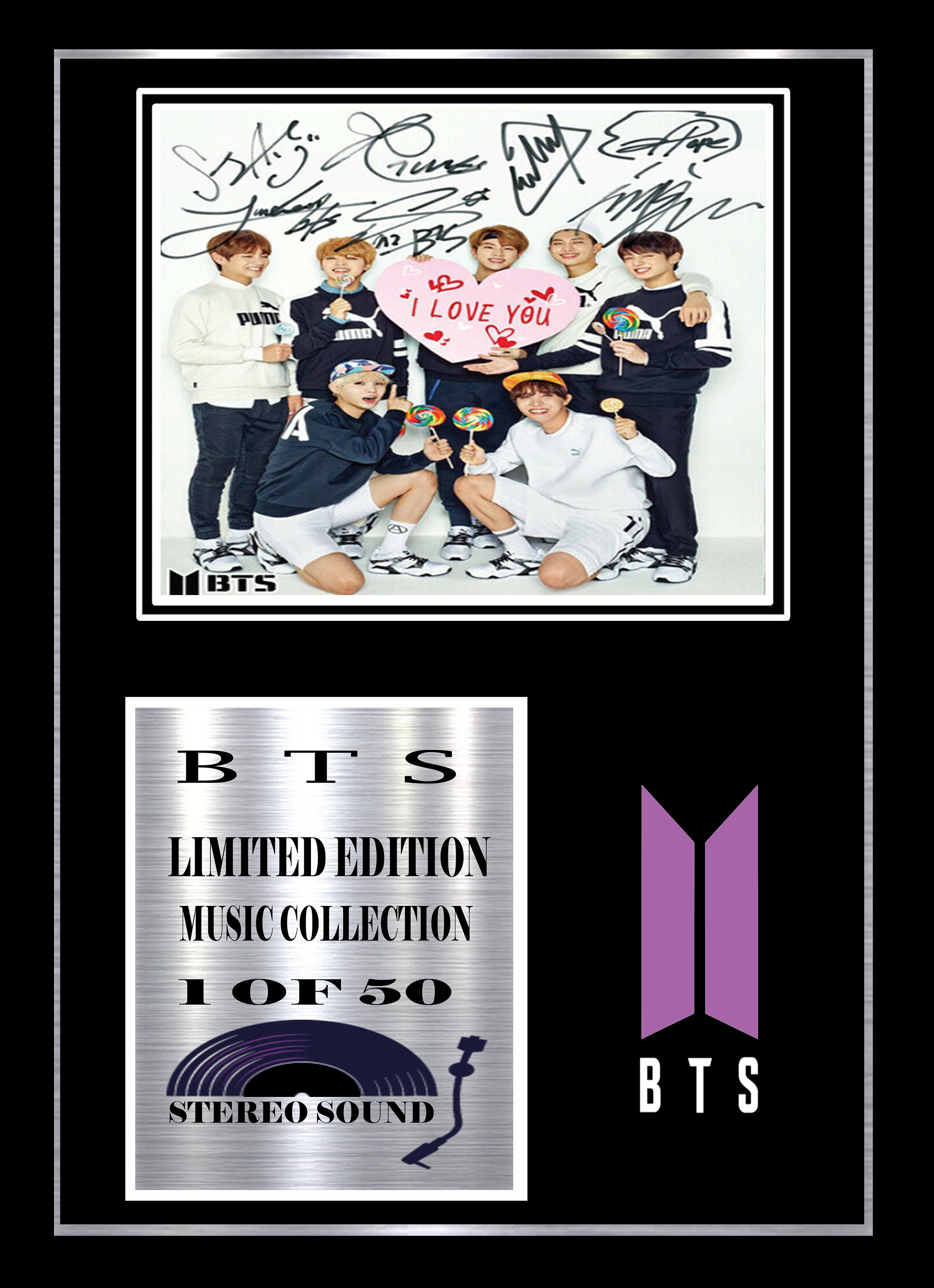 Bts Signed Display - Etsy