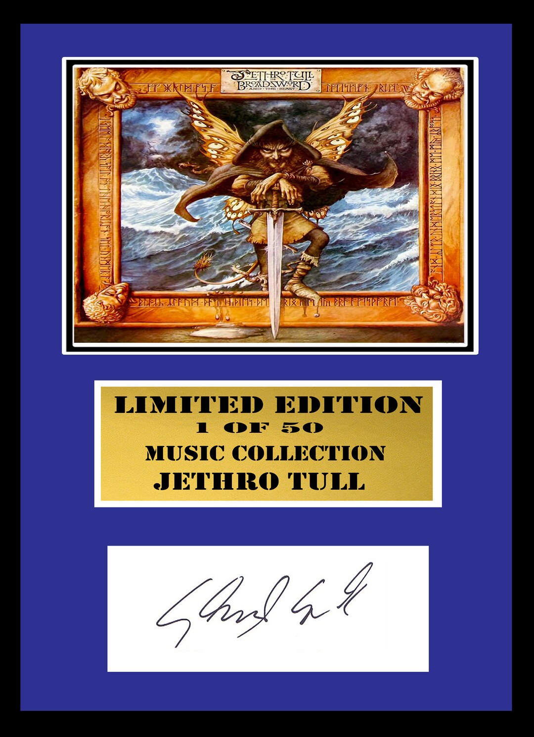 Jethro Tull Signed Display - Etsy
