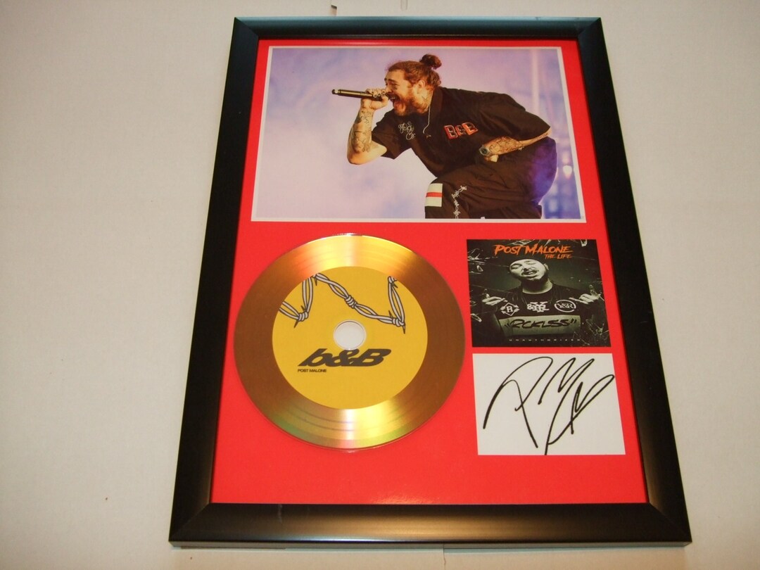 Post Malone Signed Display - Etsy