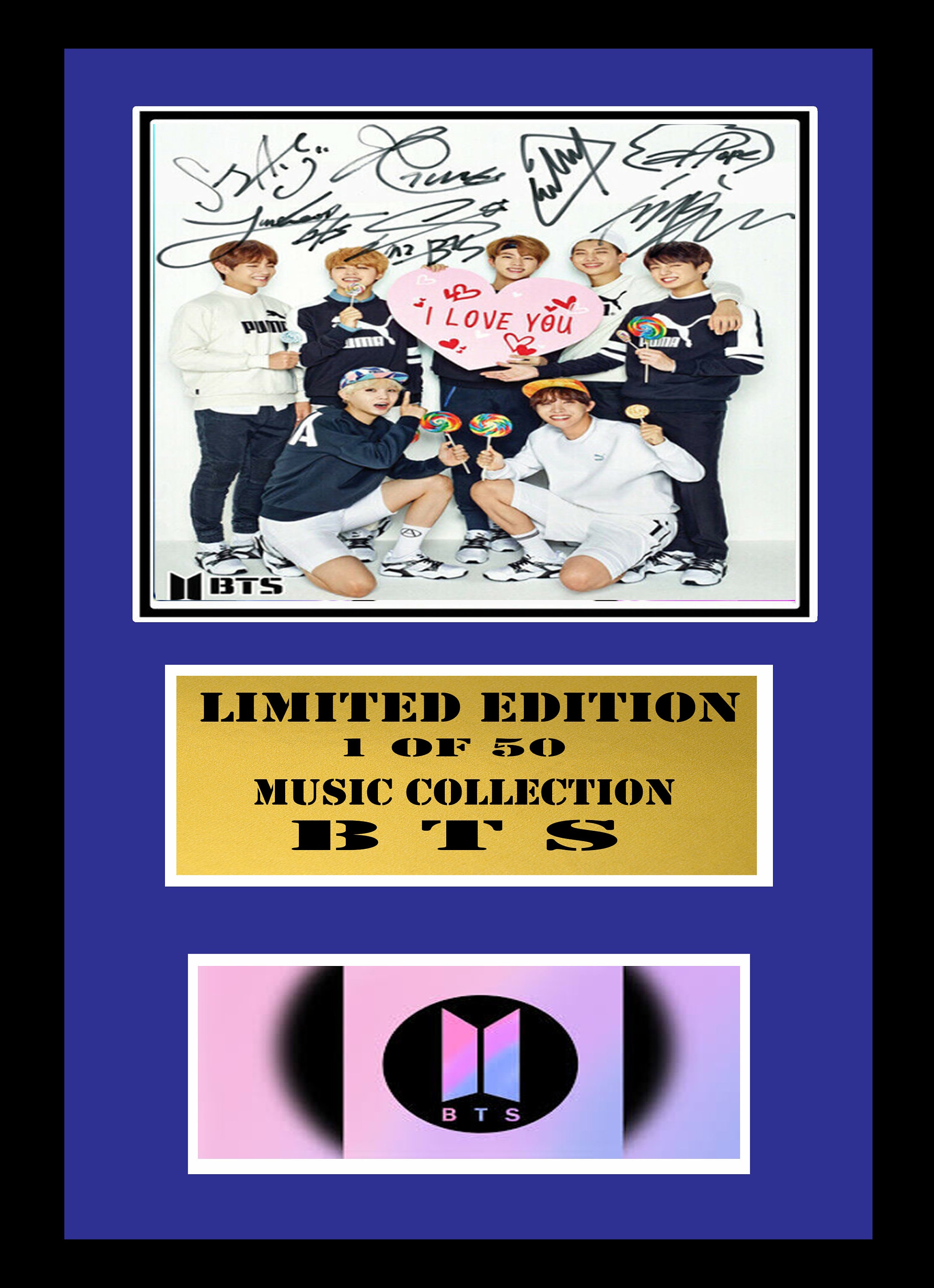 Bts Signed Display - Etsy