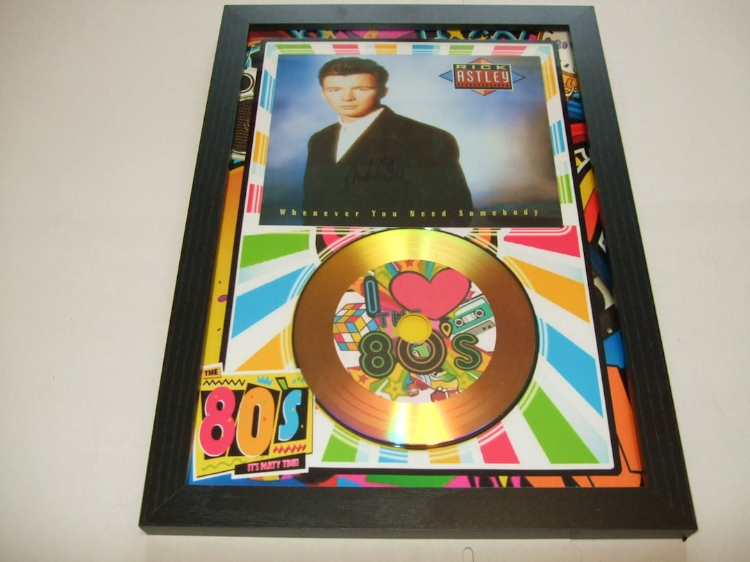 Rick Astley Signed Display - Etsy