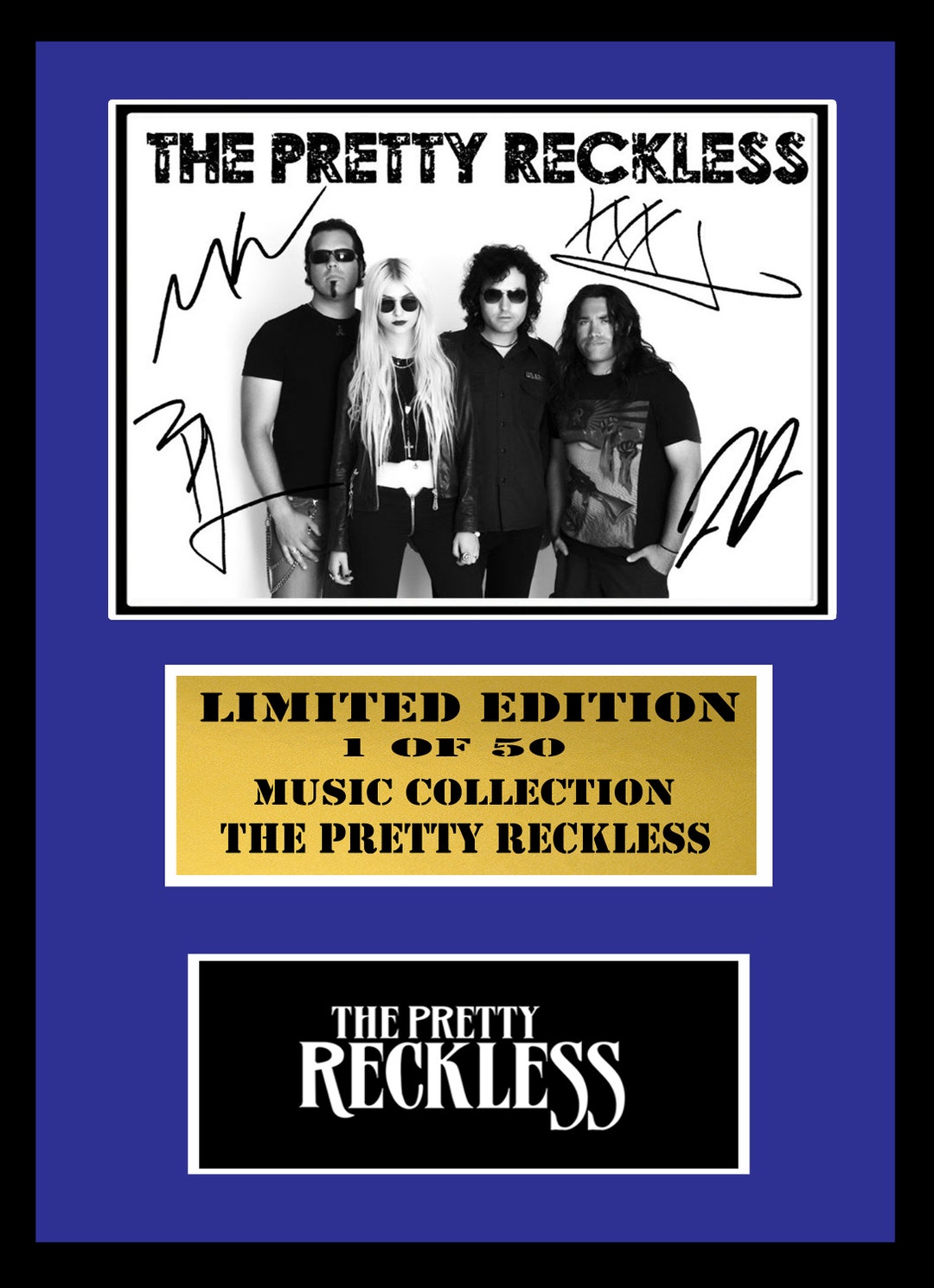 The Pretty Reckless Signed Display - Etsy