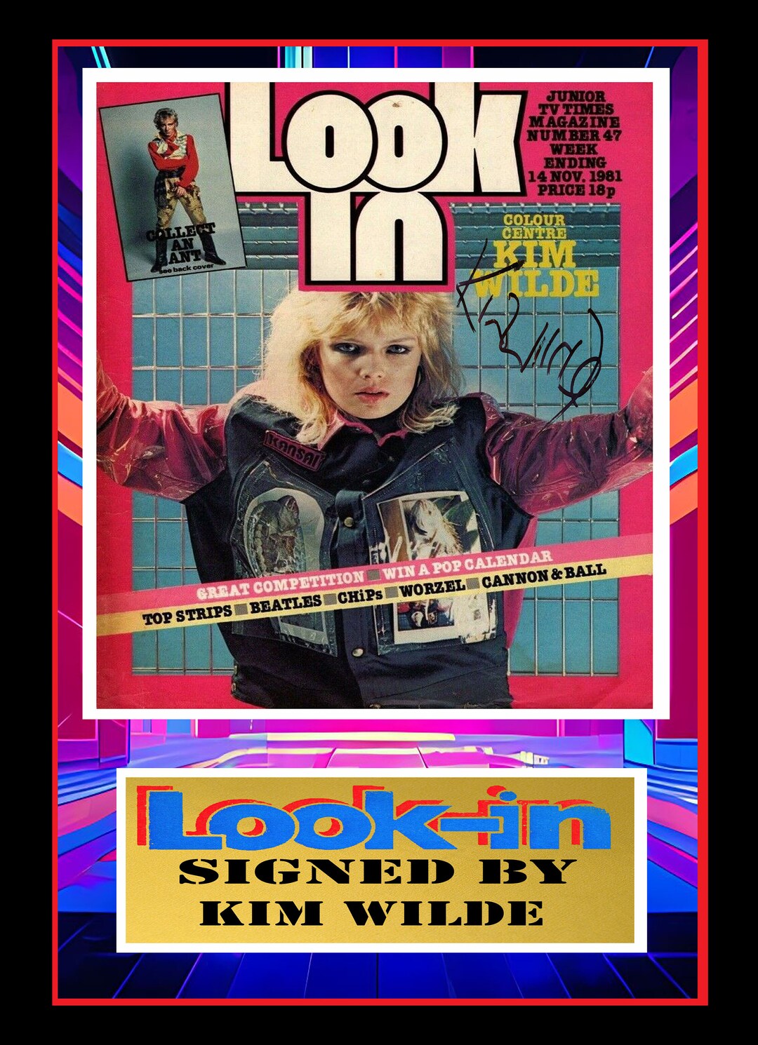 Kim Wilde Signed Display - Etsy