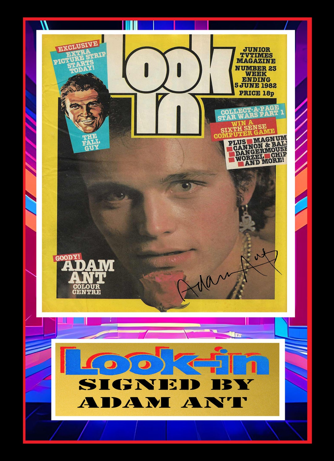 Adam Ant Signed Display - Etsy