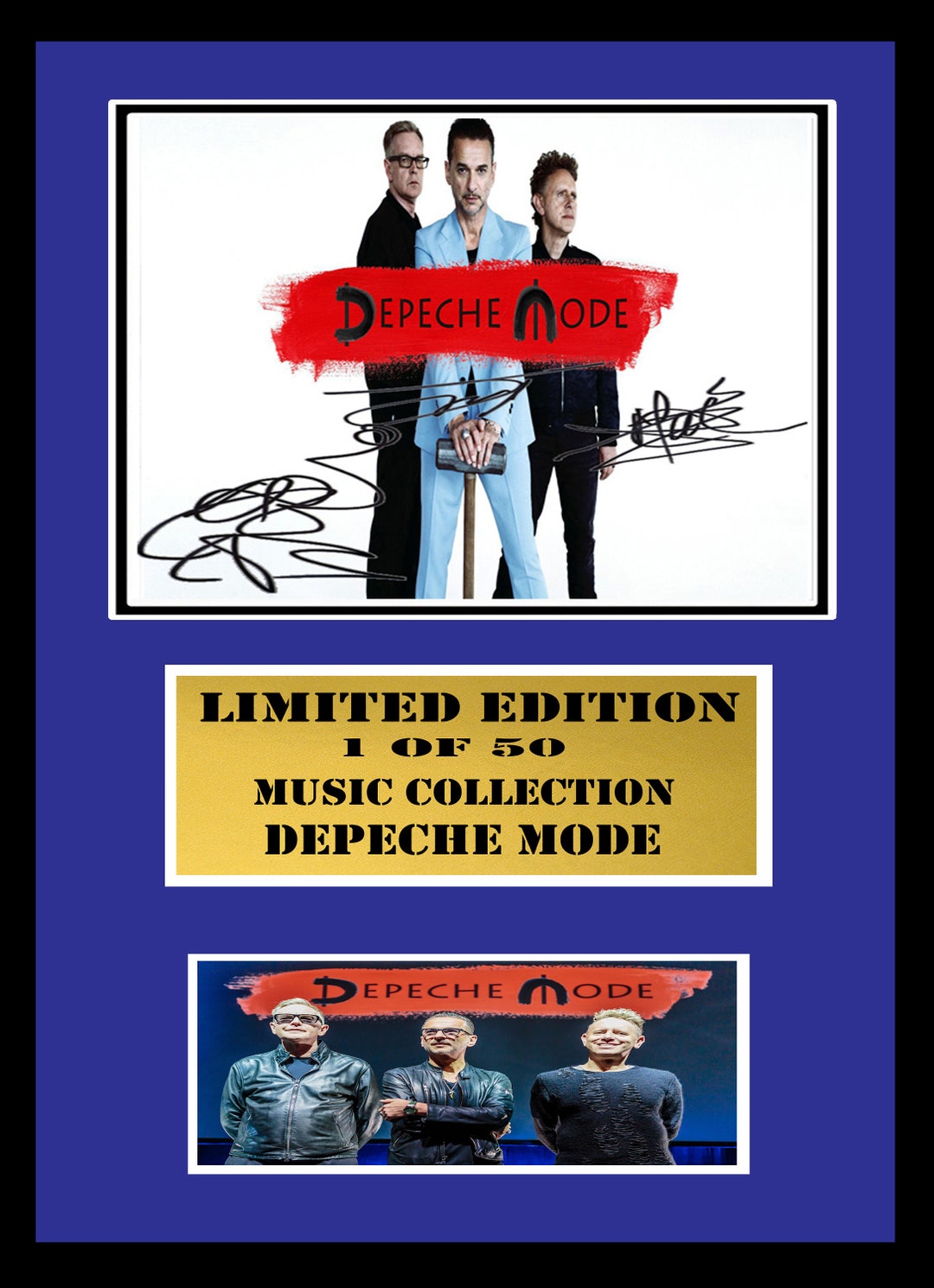 Depeche Mode Signed Display - Etsy