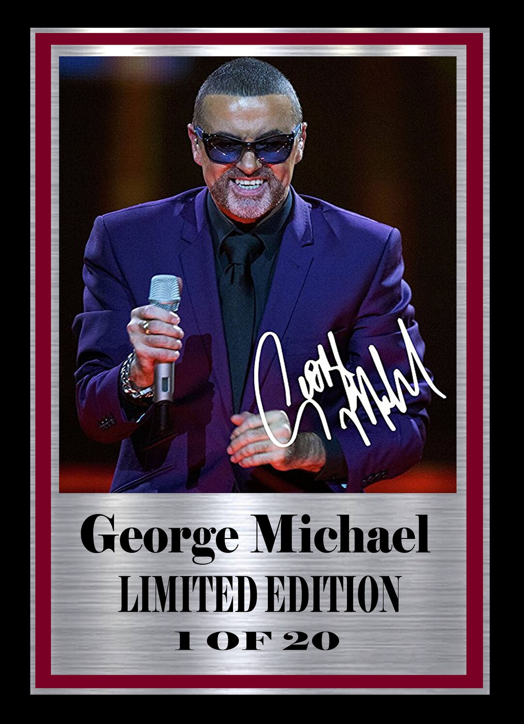 GEORGE MICHAEL Signed Display - Etsy