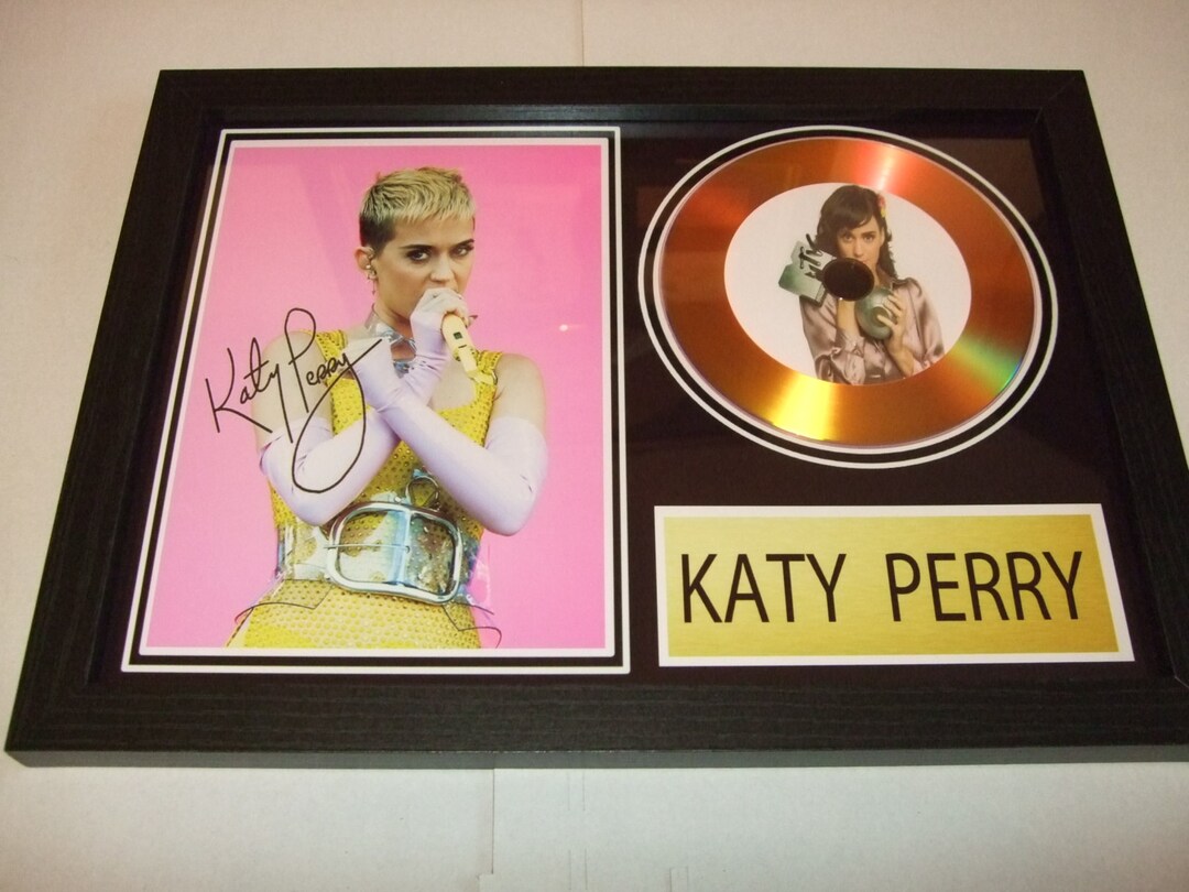 Katy Perry Signed Display - Etsy