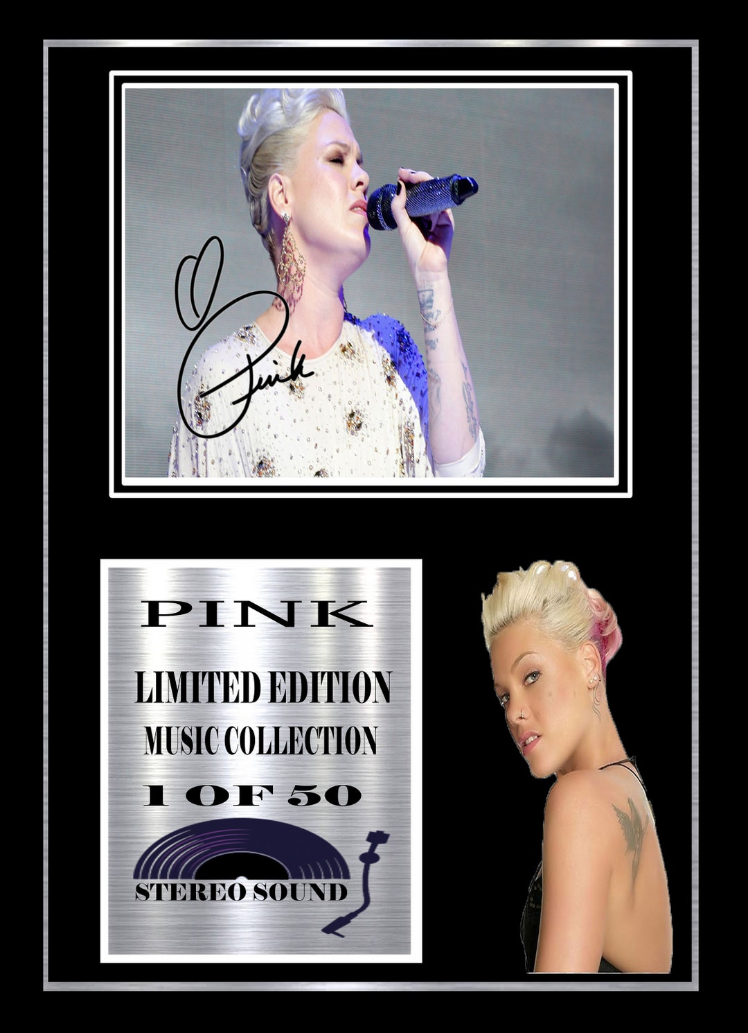 Pink Signed Display - Etsy