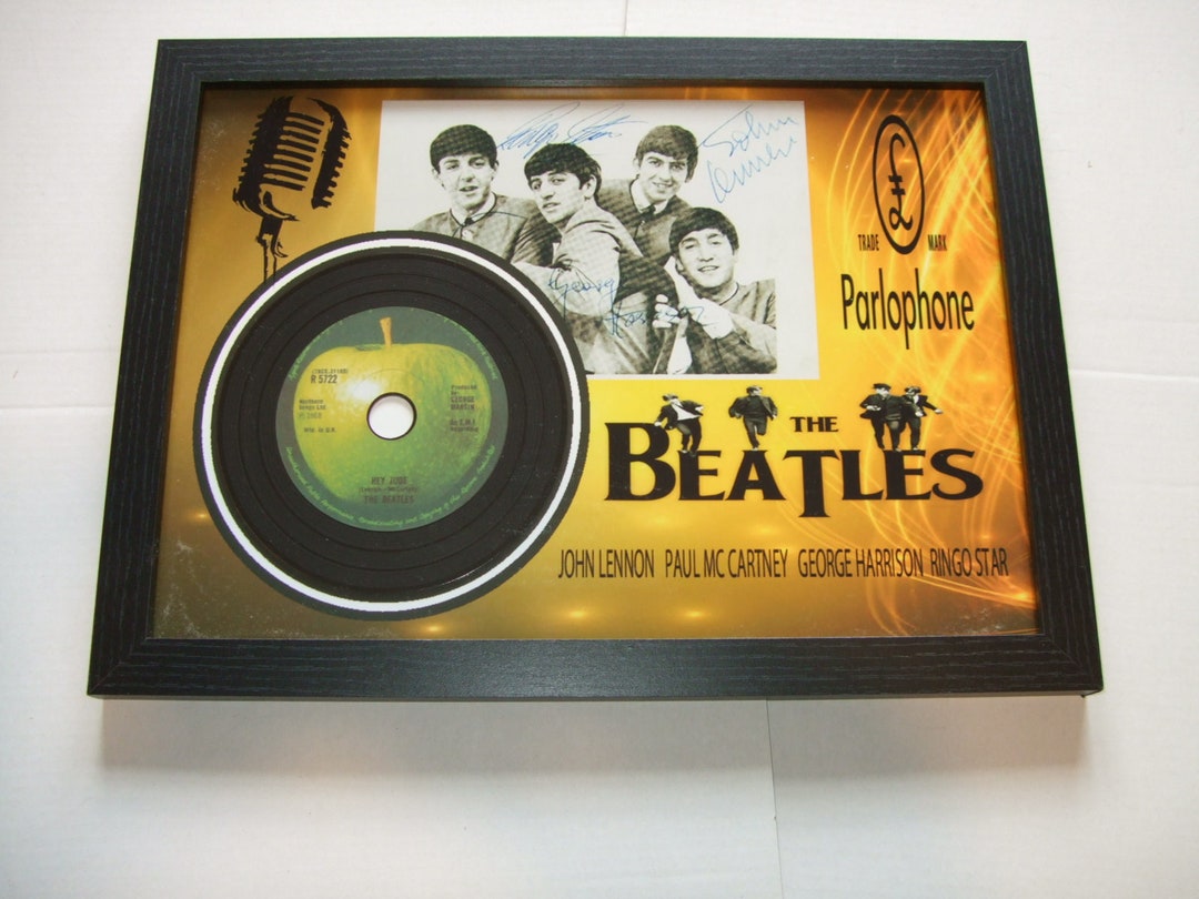 The Beatles Signed Display - Etsy