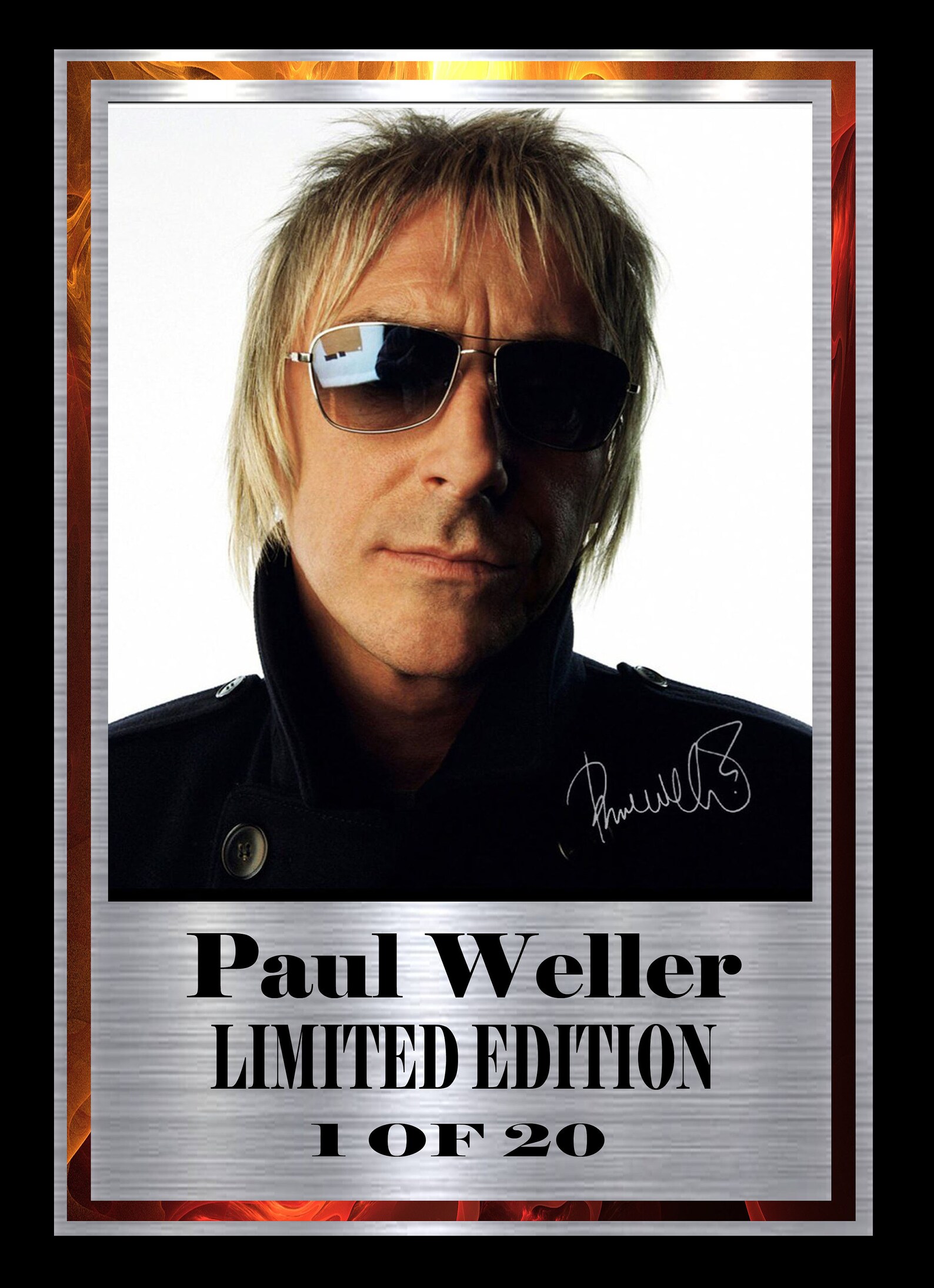 PAUL WELLER Signed Display - Etsy