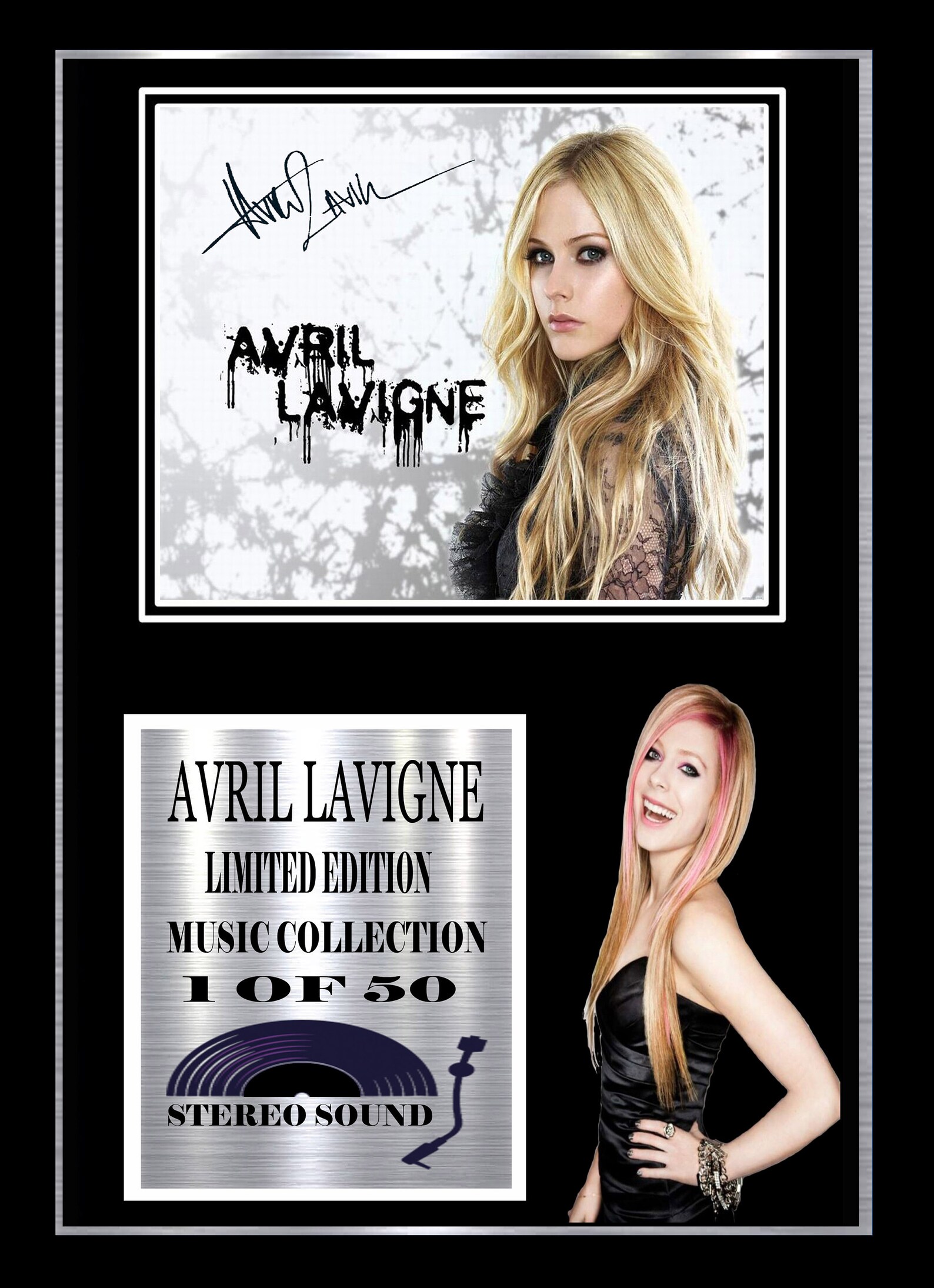 Avril Lavigne Signed Display - Etsy