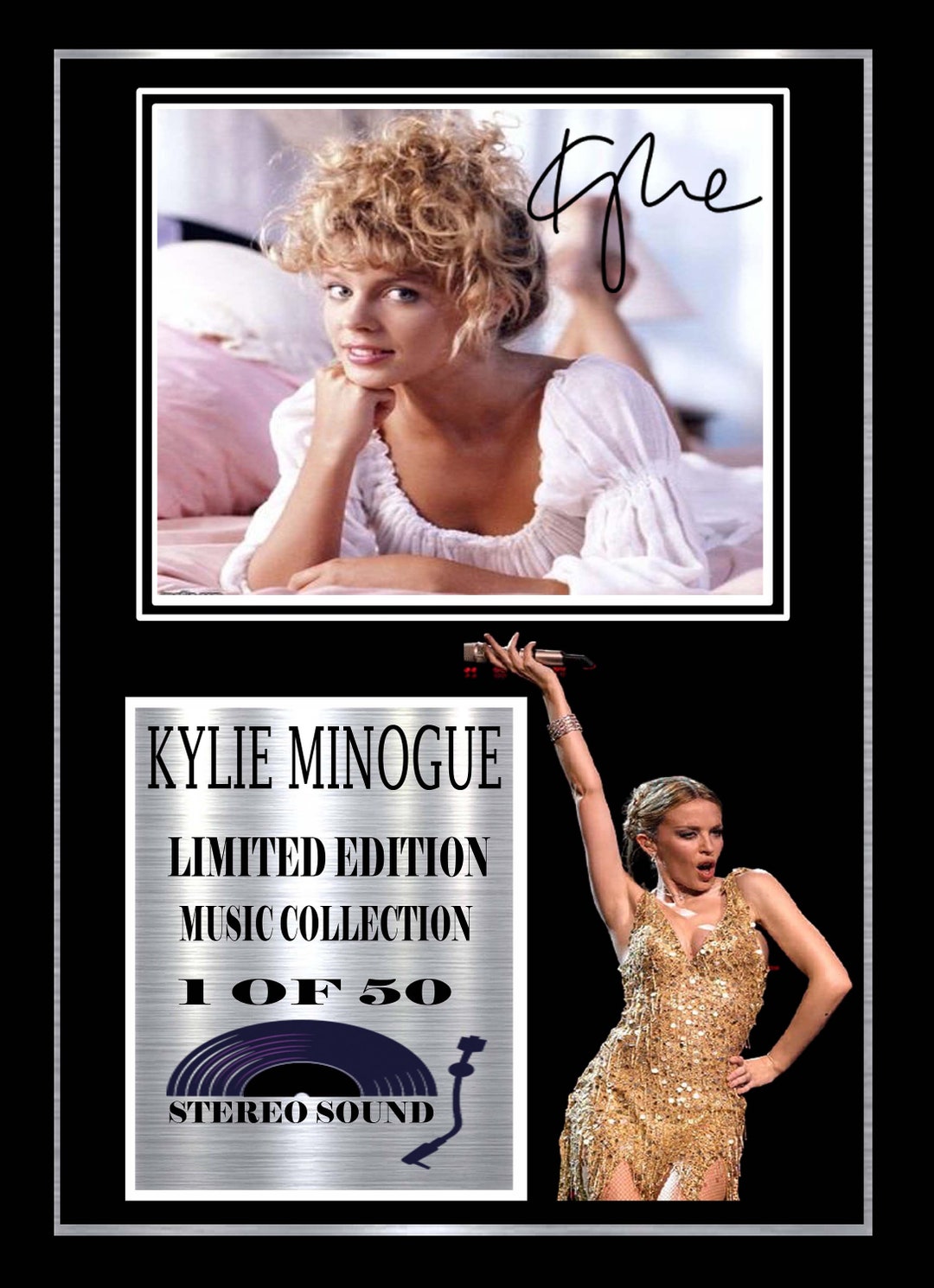 Kylie Minogue Signed Display - Etsy