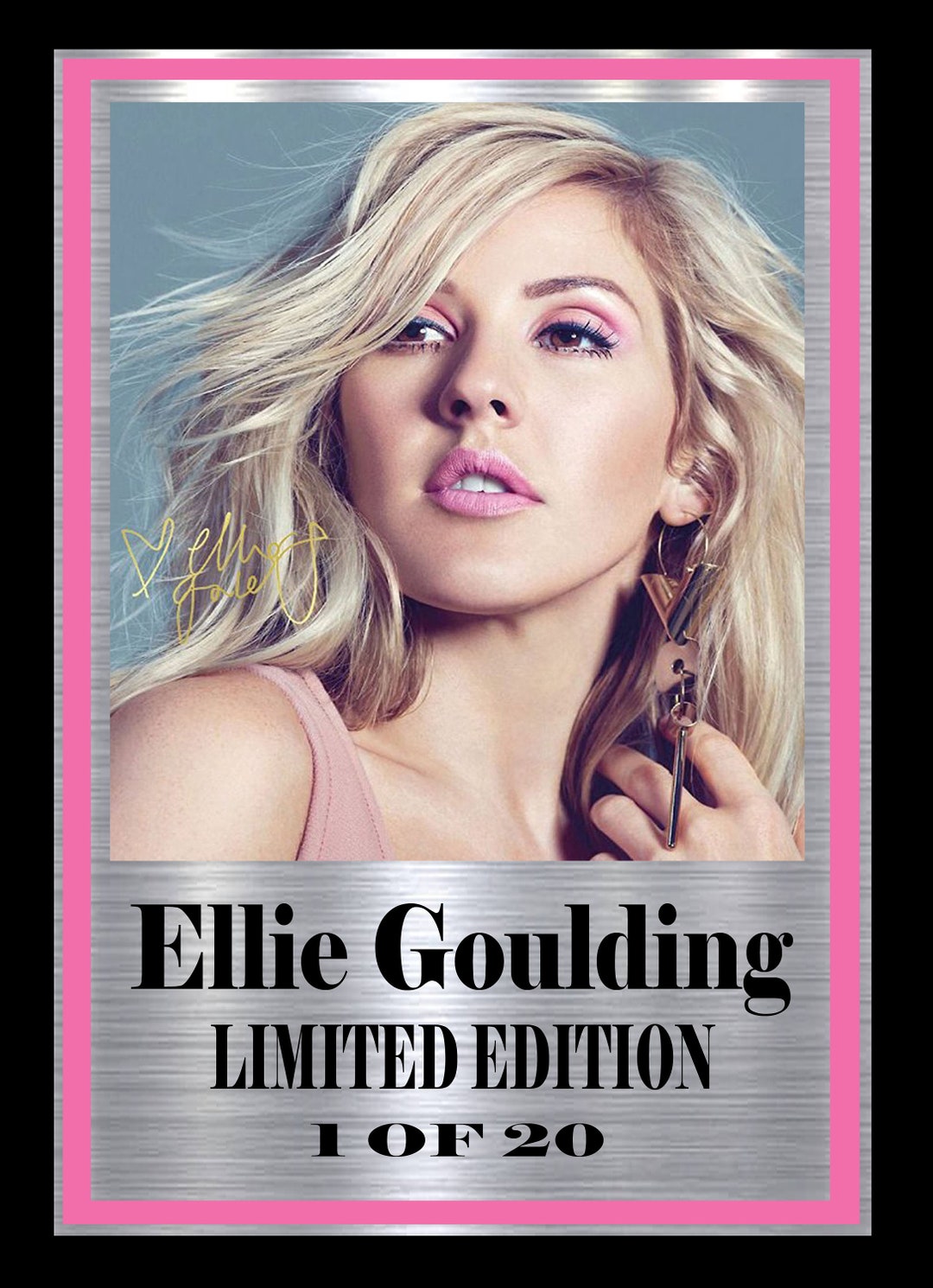 ELLIE GOULDING Signed Display - Etsy